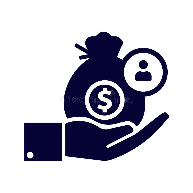 Crowd funding icon vector stock vector. Illustration of capital - 257333950