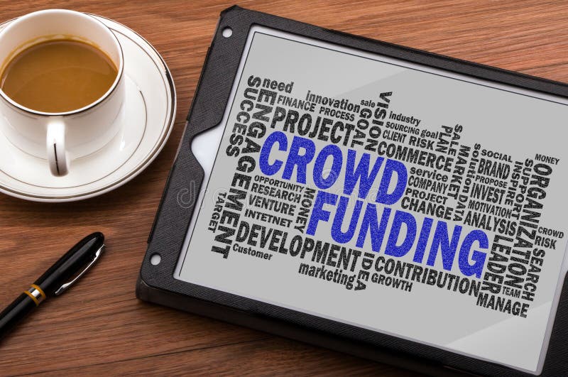 Crowd Funding Finance and Investment Stock Image - Image of businessman ...
