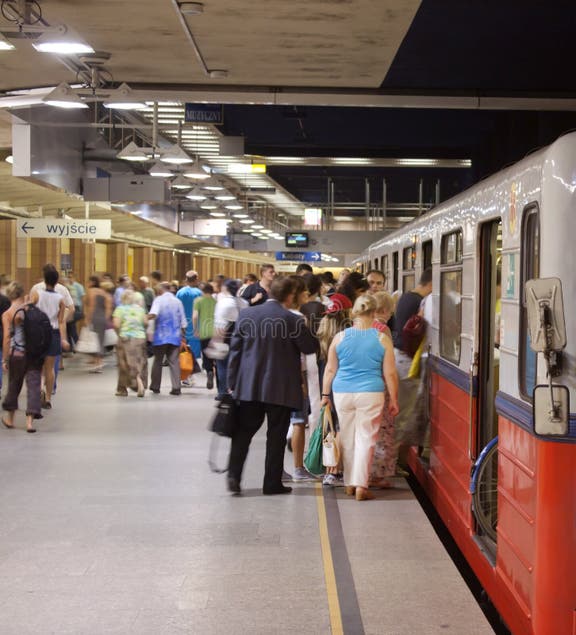Crowd in metro editorial photo. Image of business, station - 19957276