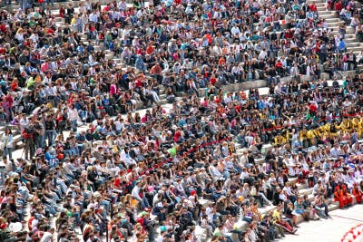 Crowd of people editorial photo. Image of live, crowd - 14485696