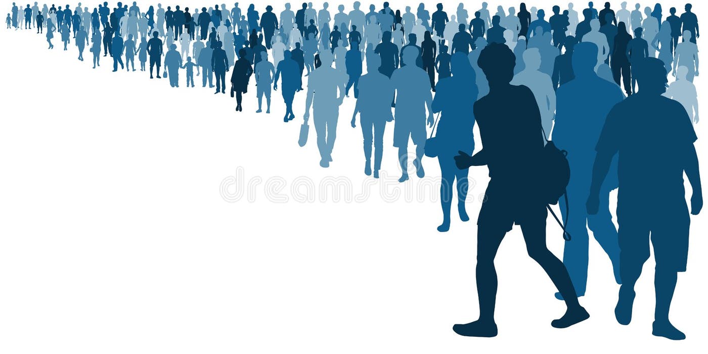 Queue Silhouette Stock Illustrations – 1,235 Queue Silhouette Stock ...