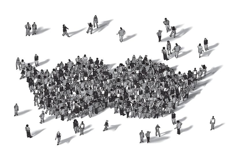 Crowd Happy People Isolate White Stock Illustrations – 60 Crowd Happy ... Crowd Happy People Isolate White Stock Illustrations – 60 Crowd Happy ...