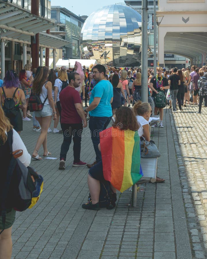 Crowd of People at Pride Parade Editorial Stock Image - Image of bokeh ...