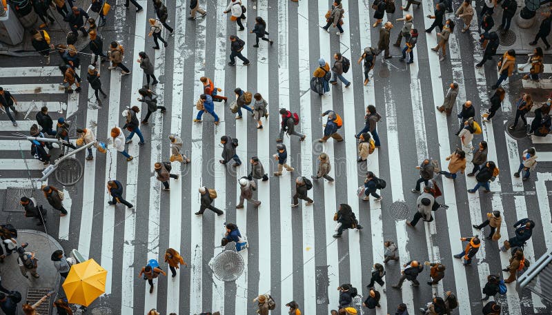 Crowd People in Rush Hour at Subway. Stock Illustration - Illustration ...