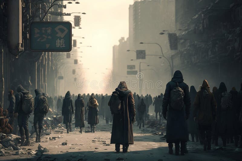 Dystopian Crowd Stock Illustrations – 84 Dystopian Crowd Stock ...