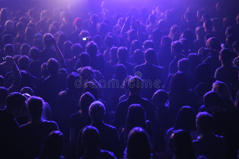 The Crowd during a Performance Dj in a Nightclub Editorial Image ...