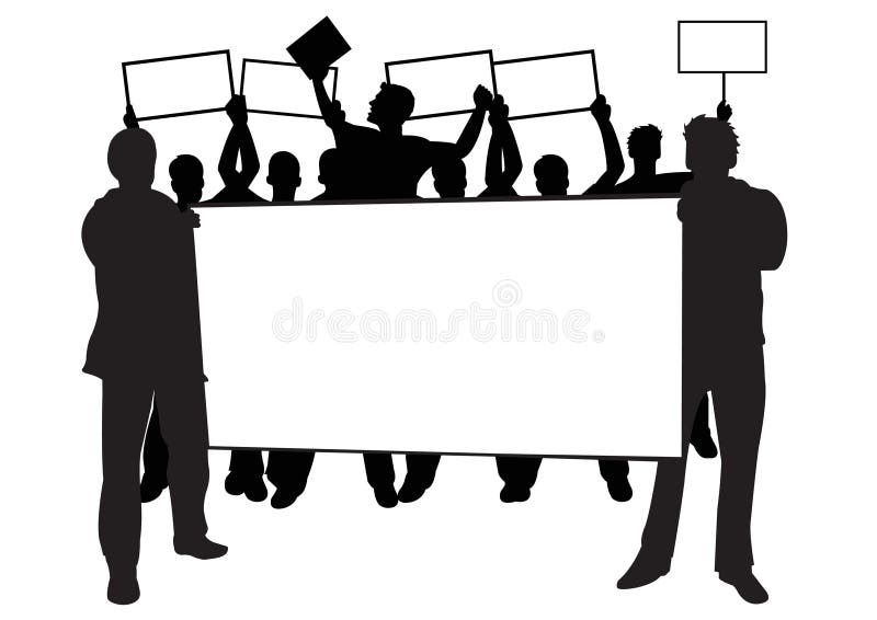 Cardboard Placards Stock Illustrations – 78 Cardboard Placards Stock ...
