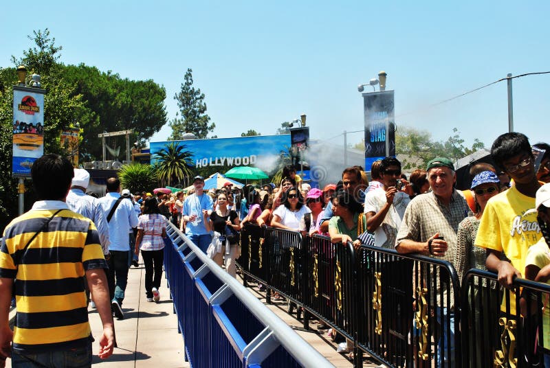 Crowd on Queue editorial stock photo. Image of long, studios - 17176248