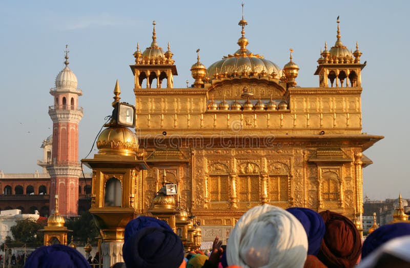 Crowd Queuing To the Golden Temple in India Editorial Stock Photo ...