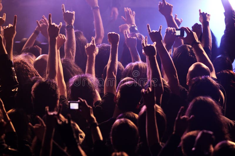 Rock concert stock image. Image of concert, performance - 252937