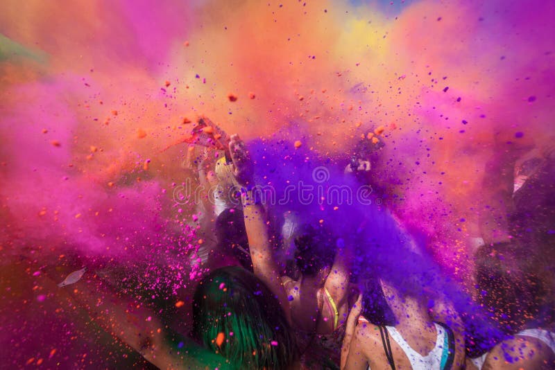 Crowd shot with colour stock image. Image of multicolor - 33395019