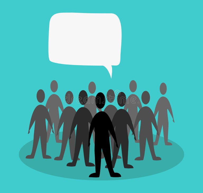 Cartoon Crowd Public Speech Stock Illustrations – 620 Cartoon Crowd ...