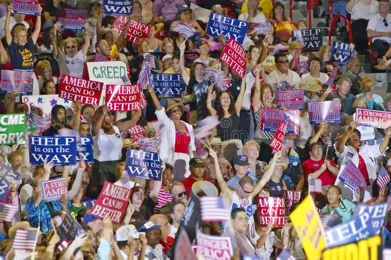 Crowd of 50,000 Rallies at the University of Texas Editorial Photo ...