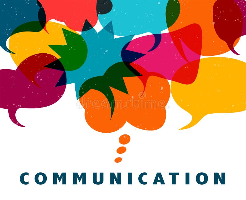 Crowd Talking.Dialogue Group of Diverse People.Silhouette.Communication ...