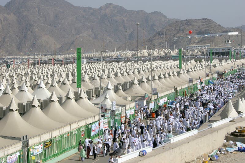 Pilgrimage in the Summer at Mecca Editorial Photography - Image of ...