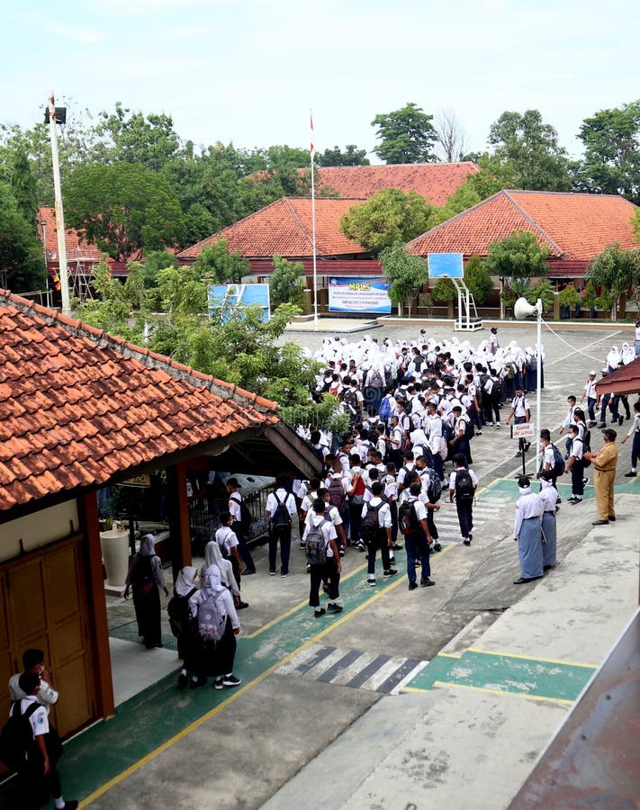 A Crowd of Vocational High School Students Attending the Introduction ...