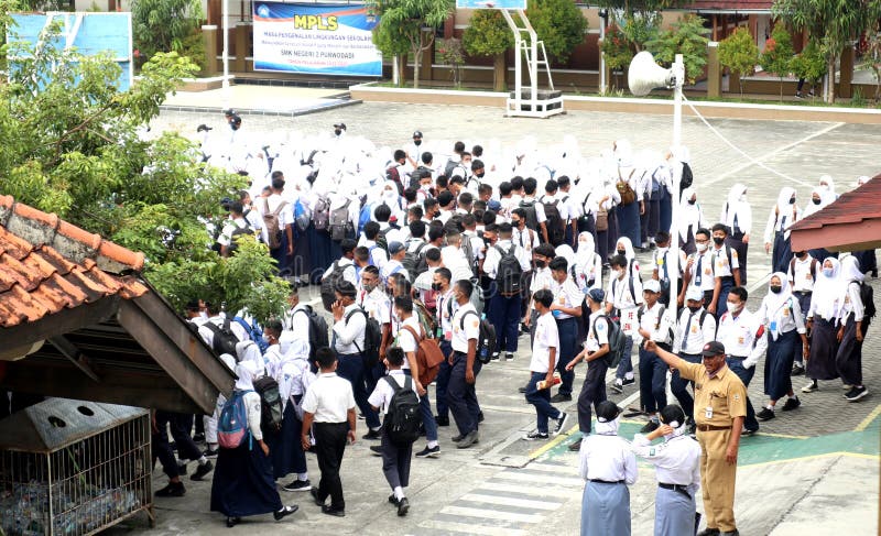 A Crowd of Vocational High School Students Attending the Introduction ...
