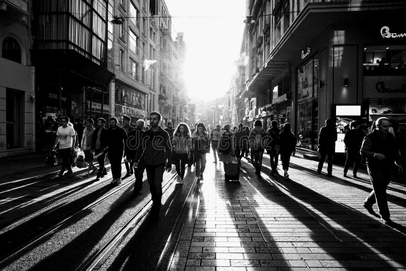 The crowd walking towards. editorial photo. Image of crowd - 171746656