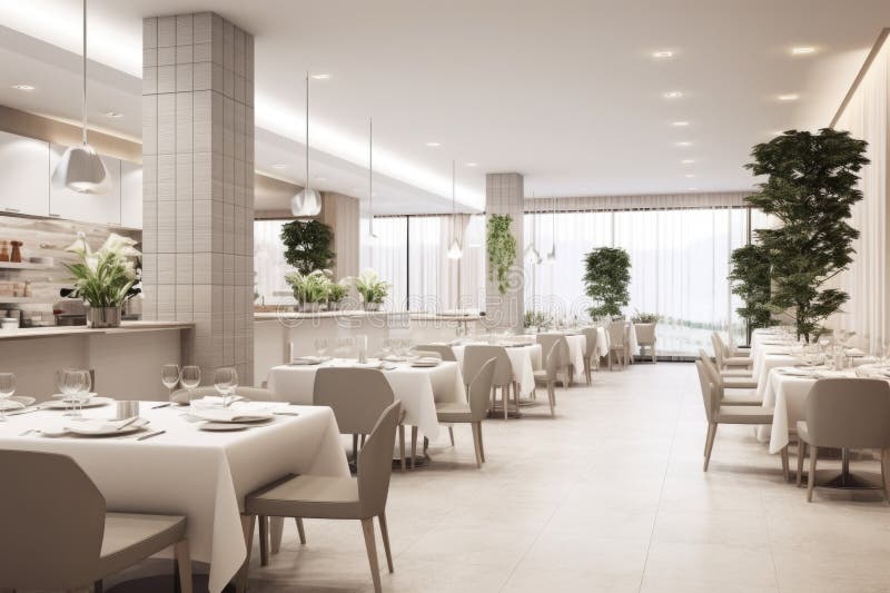 A Crowded Dining Room with Multiple Tables and Chairs. Ideal for ...