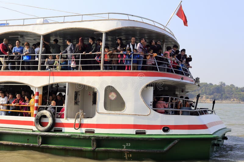 Crowded ferry editorial photo. Image of marine, amoy - 36688206