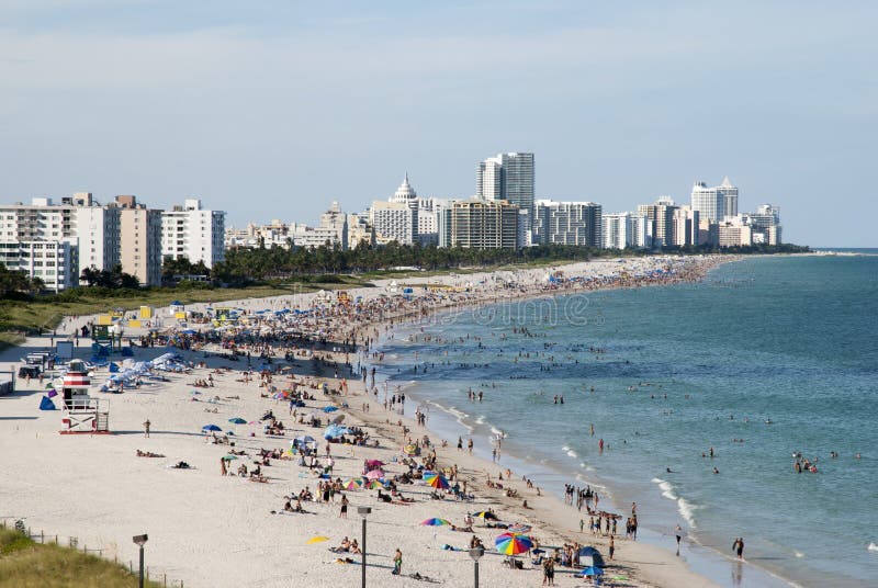 Miami South Beach Bridge stock photo. Image of beach - 11207174