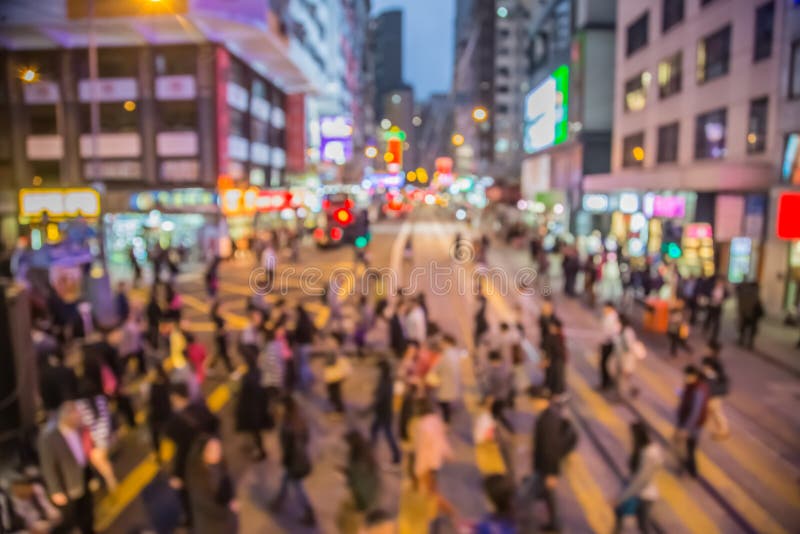 Crowded People Living in Rush Stock Image - Image of rush, traffic ...