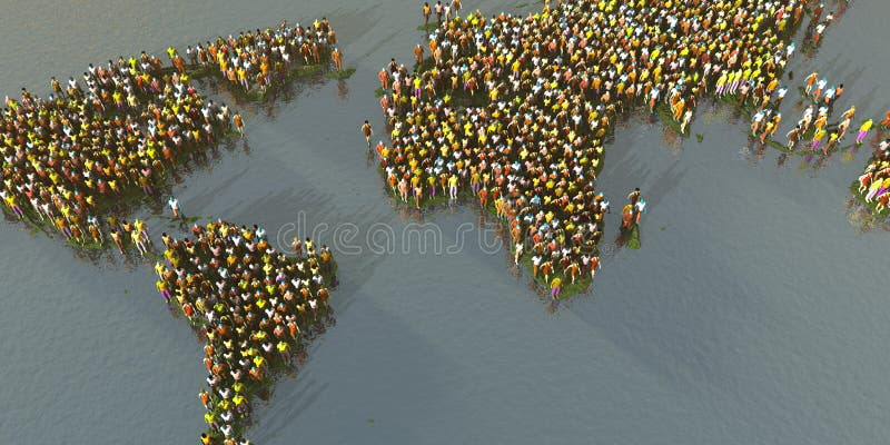 Crowded Planet stock photo. Image of display, distribution - 1249786