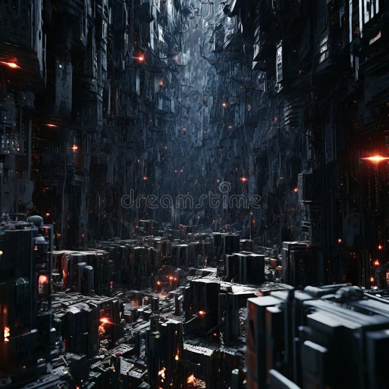 Crowded Space Space Filled with a Dense Concentration of Objet Stock ...