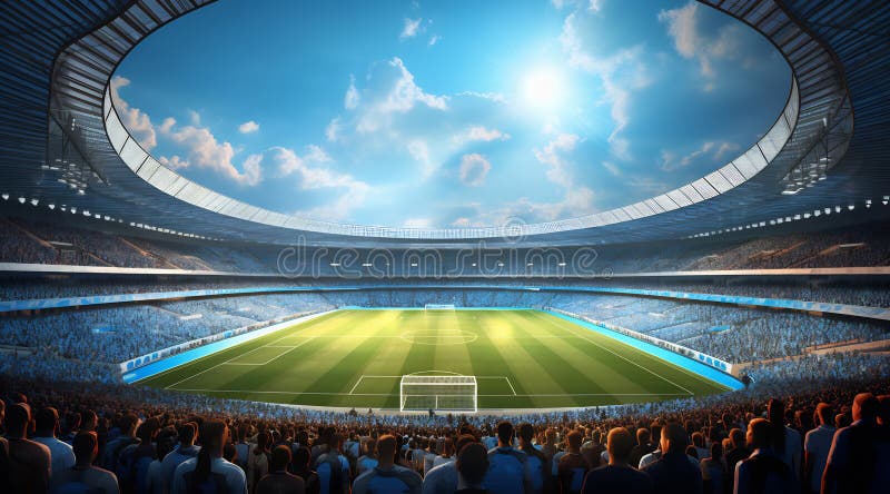 Crowded Stadium during Event Stock Image - Image of packed, arena ...