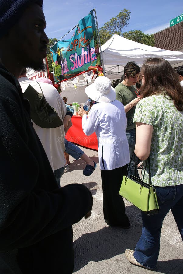 Crowds Explore the Crafts Booths Editorial Stock Photo - Image of crowd ...