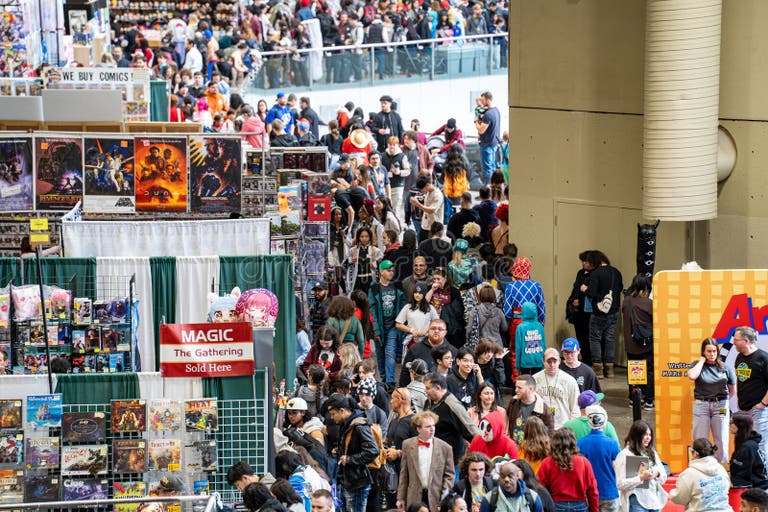 Crowds of Visitors at Toronto Comicon Event. Editorial Image - Image of ...