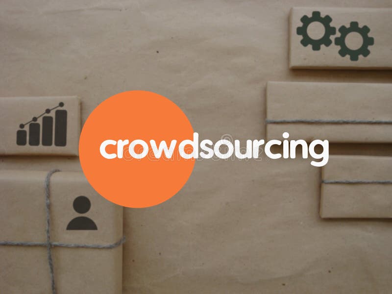 Crowdsourcing concept. stock photo. Image of crowdsourcing - 93929360