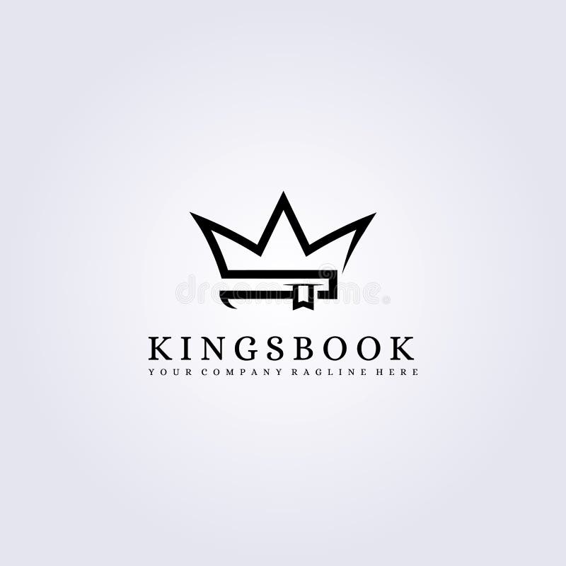 Crown and Book Outline Icon Stock Vector - Illustration of paper, pixel ...