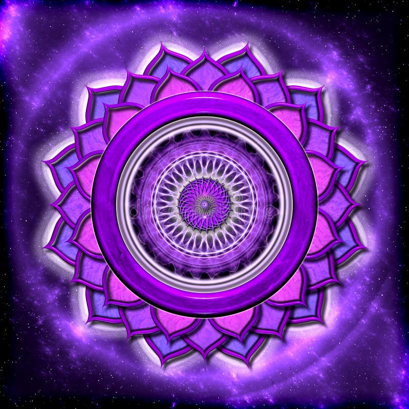 Chakra Mandalas stock illustration. Illustration of spirit - 22089675
