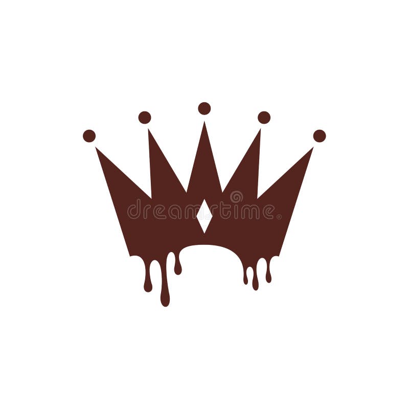 Crown Chocolate Logo Design Vector Illustration, Creative Chocolate ...