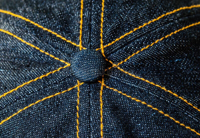 Crown of cloth cap stock photo. Image of macro, texture - 46008028