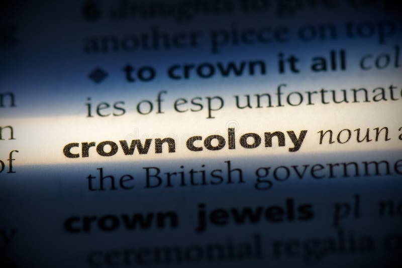 Crown colony stock photo. Image of close, reference - 161577508