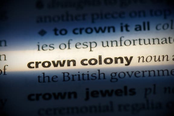 Crown colony stock photo. Image of close, reference - 161577508