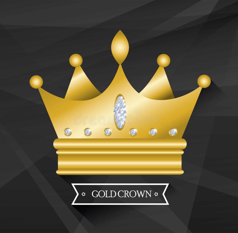 Crown digital design. stock vector. Illustration of king - 58818322