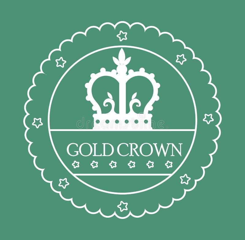 Crown digital design. stock vector. Illustration of aristocracy - 58818592