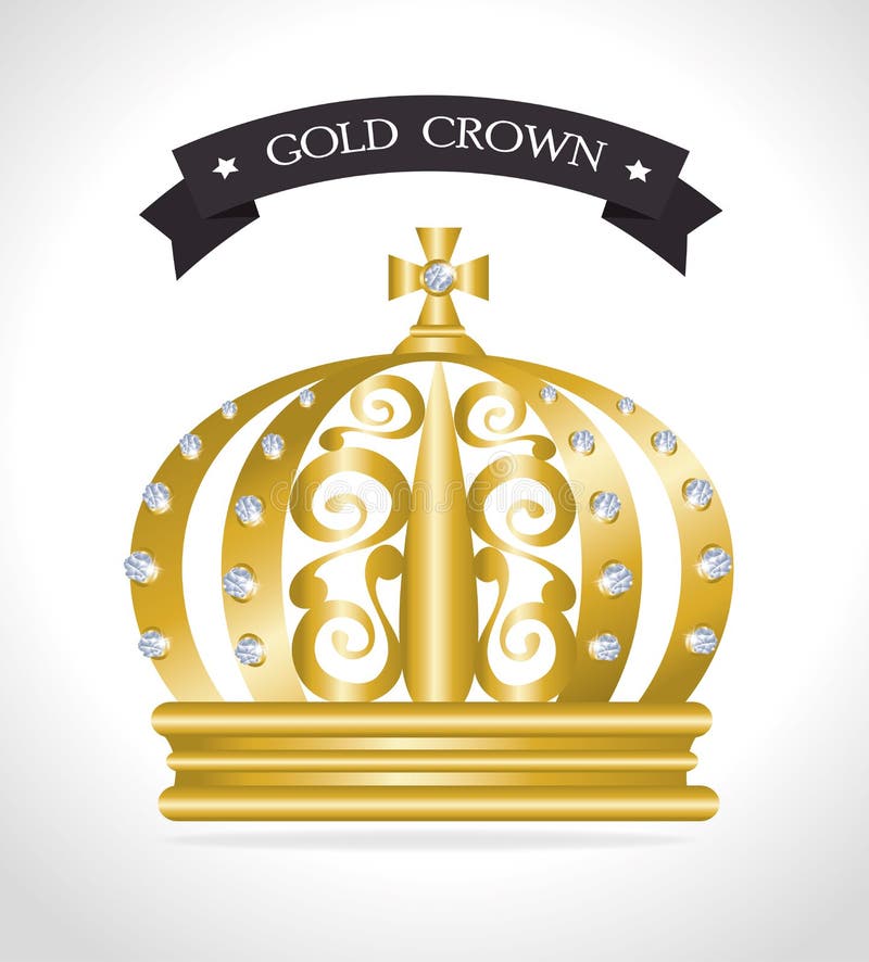 Crown digital design. stock vector. Illustration of kingdom - 58818602