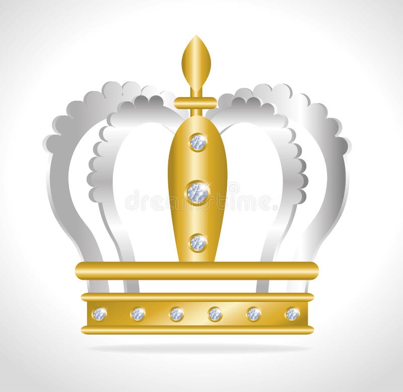 Crown digital design. stock vector. Illustration of king - 58818322
