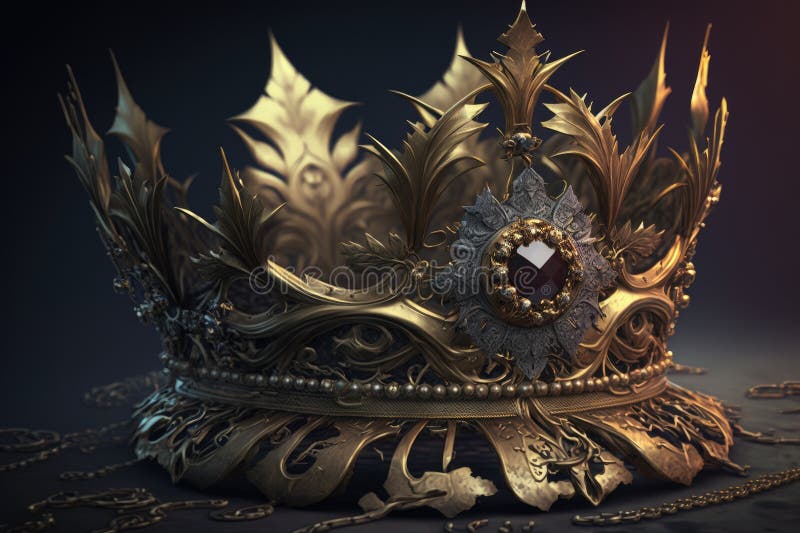 Crown of the emperor stock illustration. Illustration of icon - 271699401