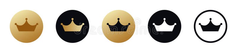 Crown Exclusive User Icon. Premium Member Stock Vector - Illustration ...