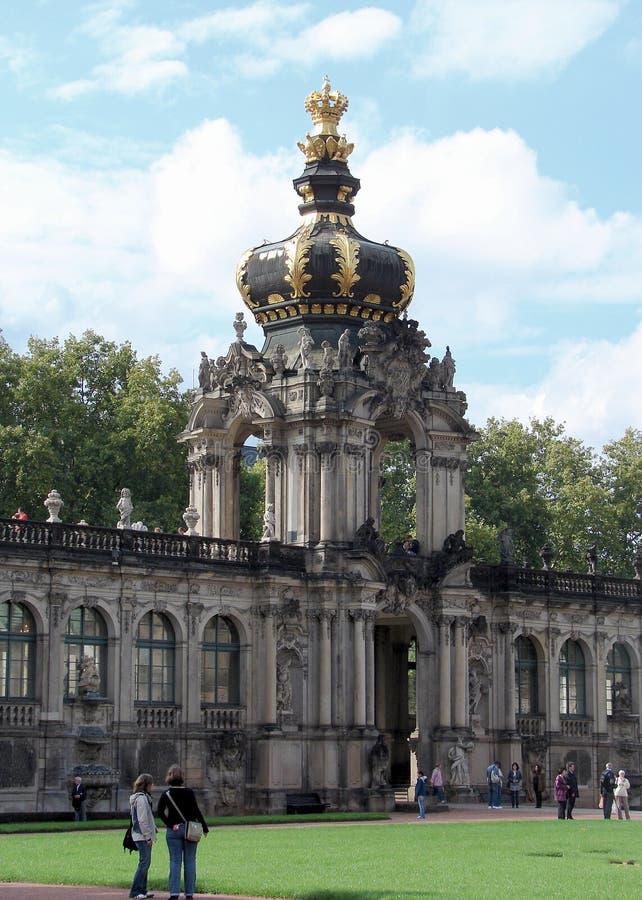 The Crown Gate, Kronentor, of the Zwinger on a Sunny Day in the Fall ...