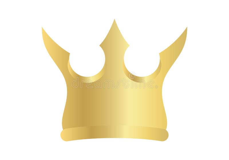 Crown Gold Icon, Golden Crown Luxury Stock Vector - Illustration of ...