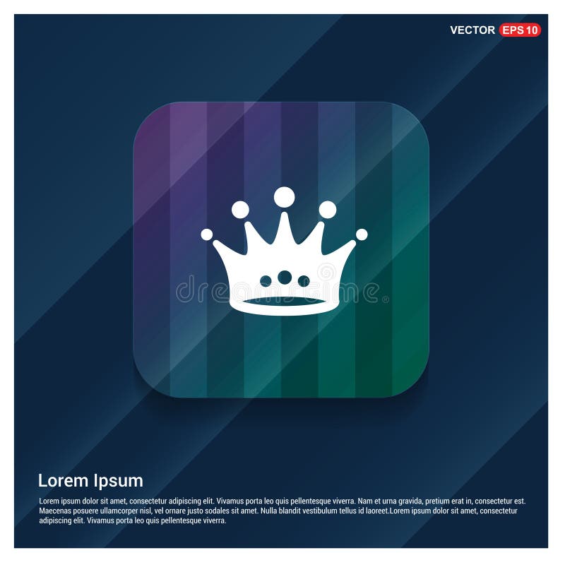 Crown icon stock vector. Illustration of prince, element - 132405424