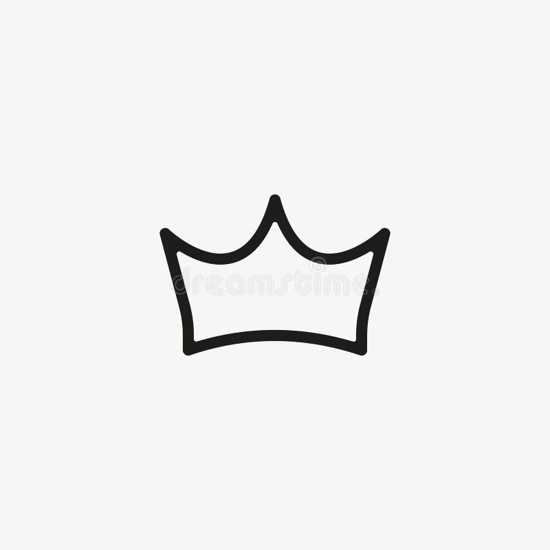 Crown Icon for Games UI Line Design Concept. Premium Symbol for Website ...