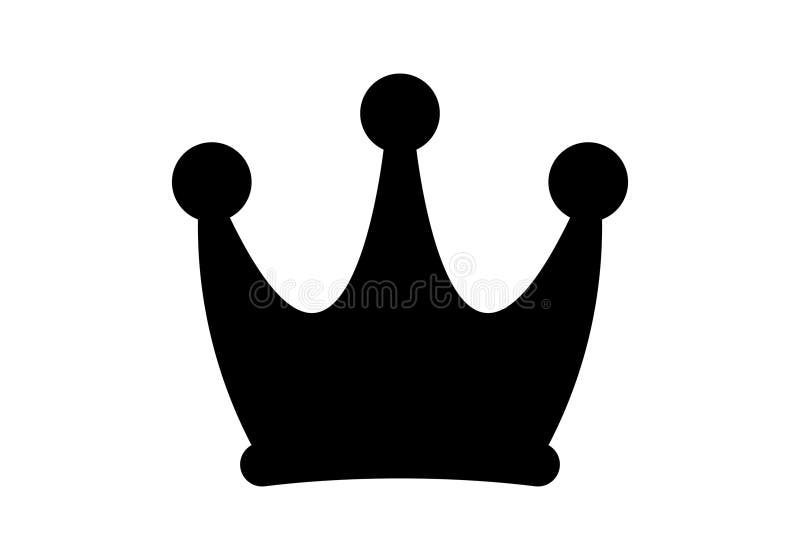 Crown Icon, Crown Silhouette, Crown Simple Shape Stock Vector ...