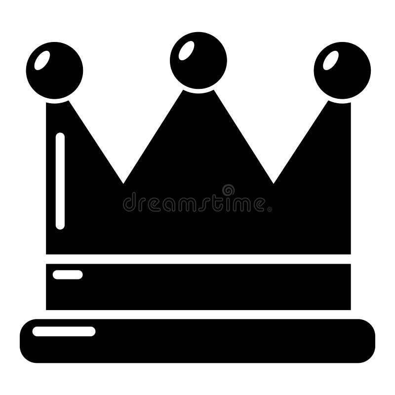 Crown Icon, Simple Black Style Stock Vector - Illustration of antiques ...
